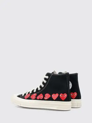 CONVERSE X COMME DES GARONS PLAY Chuck 70 High-top Canvas Sneakers