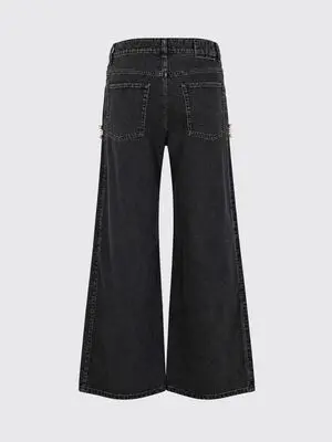 Pinko High-waisted Flare-leg Jeans With Side Slits