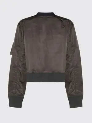 Sacai Bi-colour Cotton And Nylon Cardigan