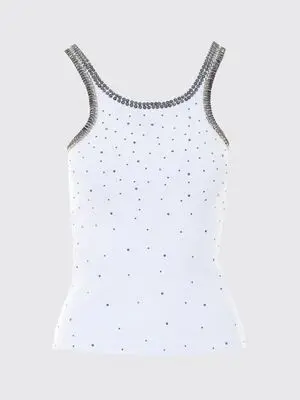 Pinko Rhinestone Embellished Off-the-shoulder Top - White