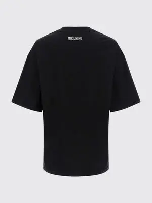 Moschino Relaxed Fit Cotton T-shirt With Graphic Print - White