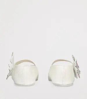 BABYWALKER Crystal Butterfly Ballet Flats