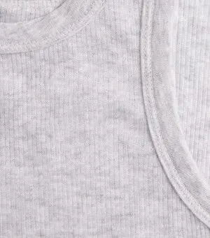 SKIMS Semi-sheer Ribbed Tank Top