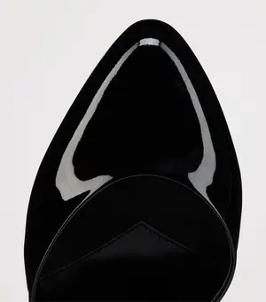 CHRISTIAN LOUBOUTIN Dolly Mule 100 Patent Mules - Black