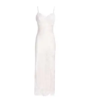 Rosamosario Silk Fatima The Bride Slip Dress - White