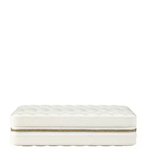 Wolf Large Lauren Travel Jewellery Case - Beige