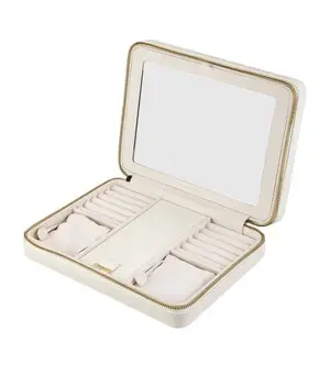 Wolf Large Lauren Travel Jewellery Case