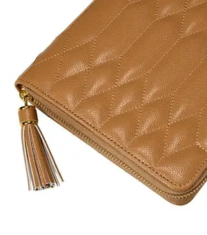 Wolf Large Lauren Portfolio Jewellery Case - Brown