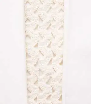 Escvdo Crochet-panel Wide-leg Trousers - Ivory