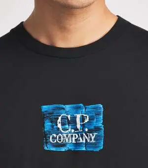 C.P. COMPANY Cotton Logo T-shirt