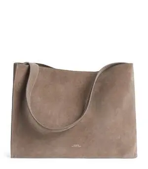 Studio Nicholson Suede Doublet Tote Bag - Brown