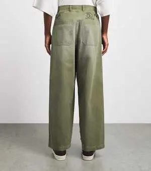 Kapital Fatigue Herringbone Baggie Jeans