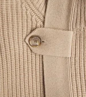 Brandon Maxwell Cashmere Belted Neal Jacket