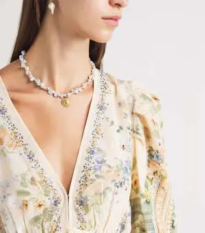 Camilla Silk Midsummer Masterpiece Ruffle Mini Dress