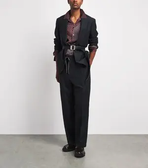 MAISON MARGIELA Satin Double-pocket Blazer
