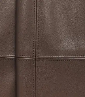 Max Mara Faux Leather Trousers