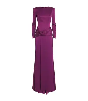 Alex Perry Satin Crêpe Gown
