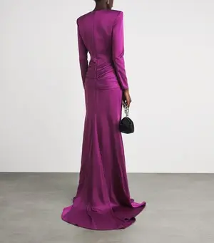 Alex Perry Satin Crêpe Gown