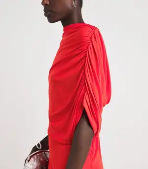Alex Perry Jersey Draped Gown
