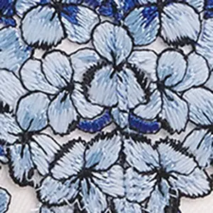 FLEUR DU MAL Embroidered Hydrangea Thong