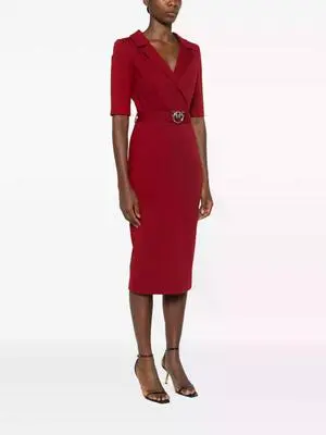 Pinko Love Birds Belted Dress
