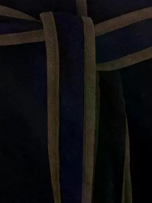 BAZAR DELUXE Embroidered Belted Coat