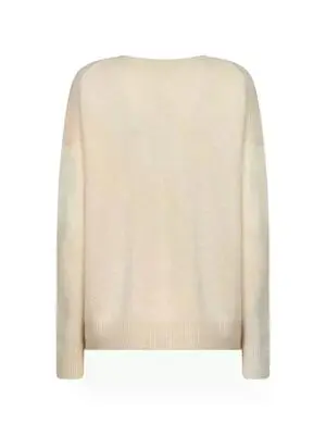 Co V-neck Cashmere Sweater - Neutrals
