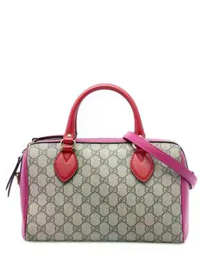 Gucci 2016-2026 Small Gg Supreme Satchel - Neutrals
