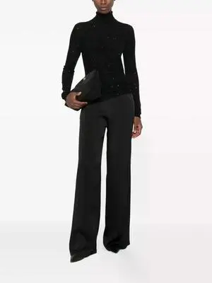 Fabiana Filippi Sequin-embellished Turtleneck Sweater - Black