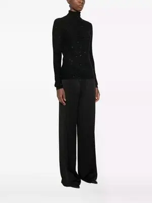 Fabiana Filippi Sequin-embellished Turtleneck Sweater
