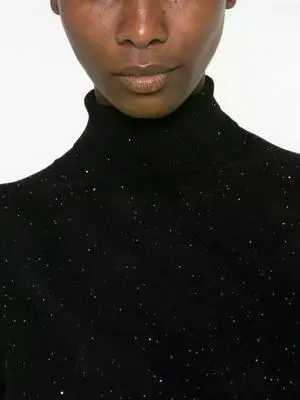 Fabiana Filippi Sequin-embellished Turtleneck Sweater