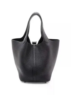 Hermès 2023 Clemence Picotin Lock 18 Handbag - Black