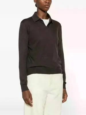THE ROW Pauli Polo-collar Knit