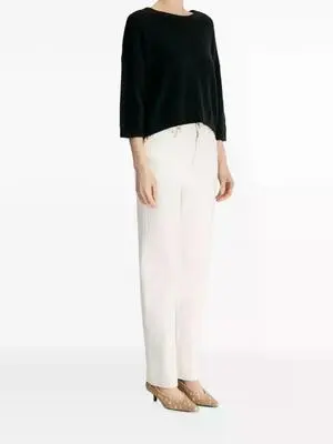 Loulou De Saison Azali Cropped Knit Sweater