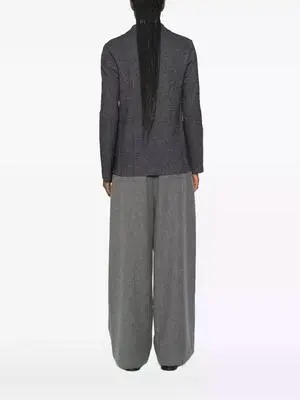 Harris Wharf London Herringbone-pattern Single-breasted Jacket