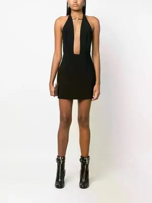 Dsquared2 Halterneck Open-back Minidress