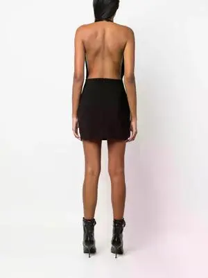 Dsquared2 Halterneck Open-back Minidress