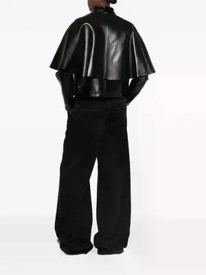 TWINSET Faux-leather Cape Jacket