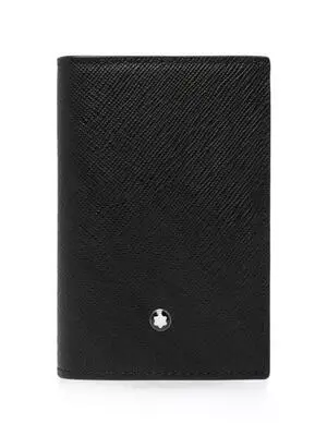 Montblanc Logo-plaque Cross-grain Cardholder - Black