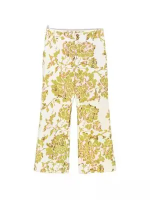 La DoubleJ Hendrix Floral-print Trousers