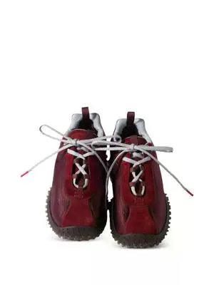 Miu Miu Bubble Technical Fabric And Suede Sneakers