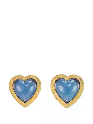 ANABELA CHAN Blueberry Heart Earrings - Gold