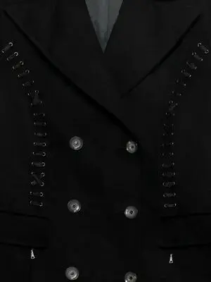 John Richmond Roberto Cavalli Vintage 2000s Double-breasted Coat