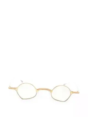 RIGARDS Geometric Frame Sunglasses - Gold