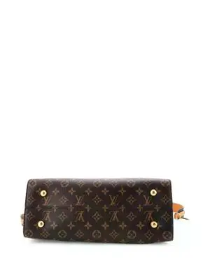 LOUIS VUITTON Tuileries Handbag Monogram Canvas With Leather Satchel