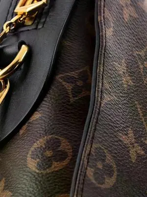 LOUIS VUITTON Tuileries Handbag Monogram Canvas With Leather Satchel