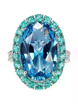 ANABELA CHAN Ocean Paraiba Candy Crush Multi-stones Ring
