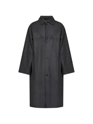 ROSE BURRITO Single-breasted Coat - Grey