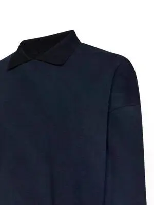 ROSE BURRITO Long-sleeve Polo-collar Sweatshirt