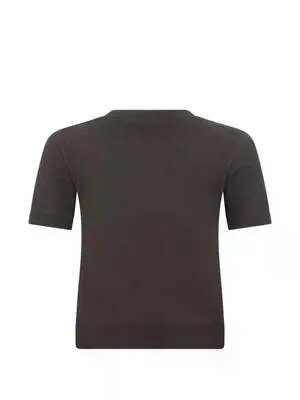Max Mara Short-sleeved Knitted T-shirt